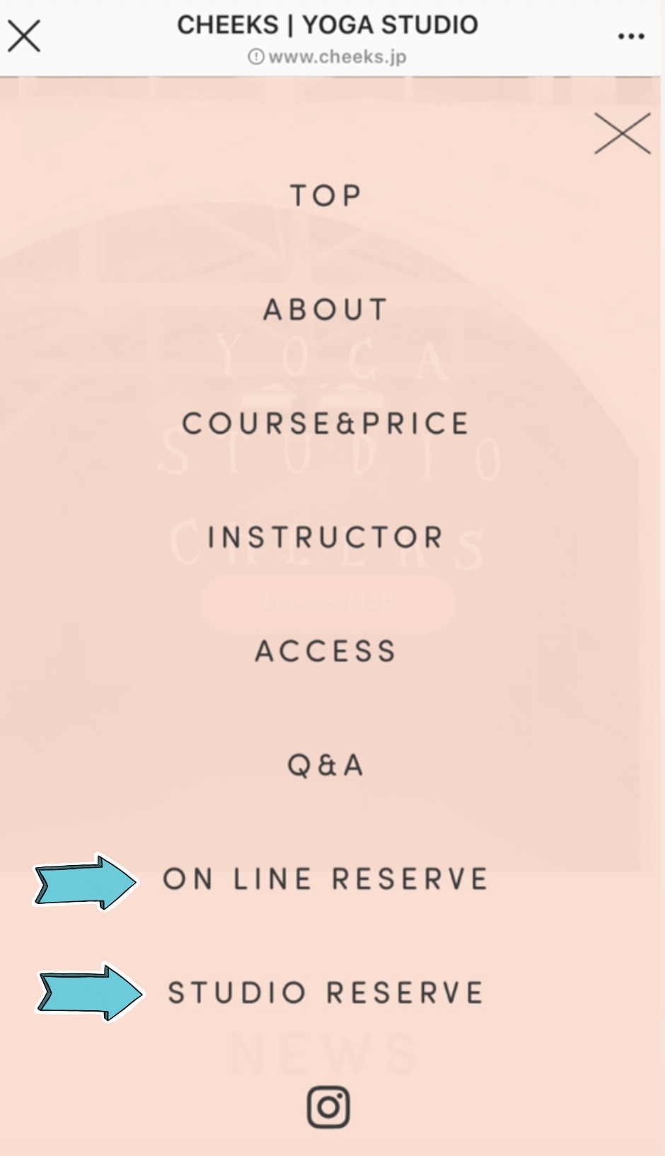 studioレッスン再開のお知らせ！！ | YOGA STUDIO CHEEKS